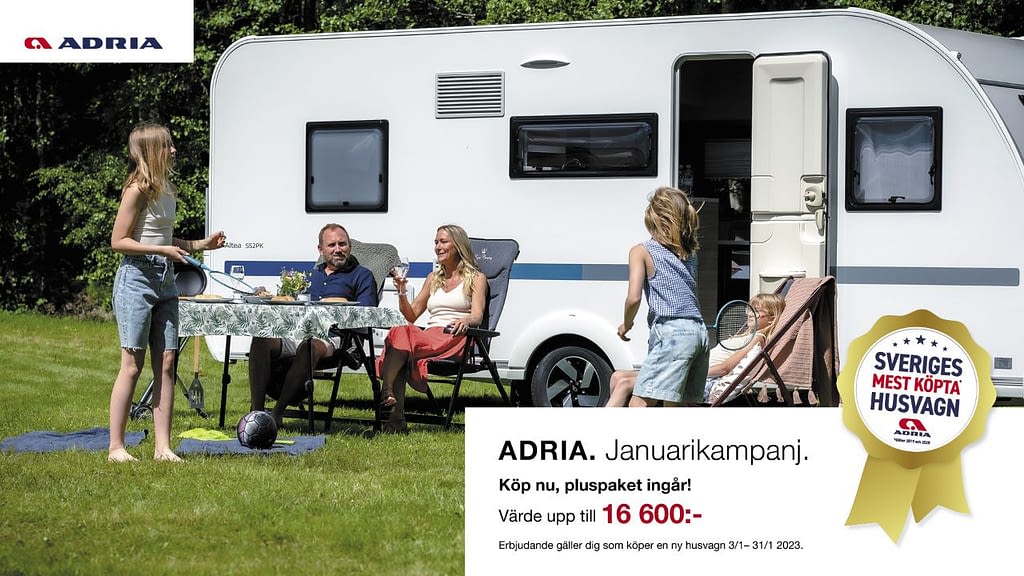 Adria Husvagnar – Köp nya och begagnade Adria › Landrins Bil